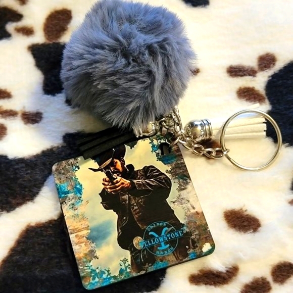 Accessories | Yellowstone Rip Pom Pom Tassel Keychain | Poshmark